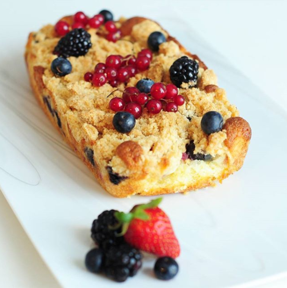 Crumbcake aux fruits rouges – Mes petites madeleines