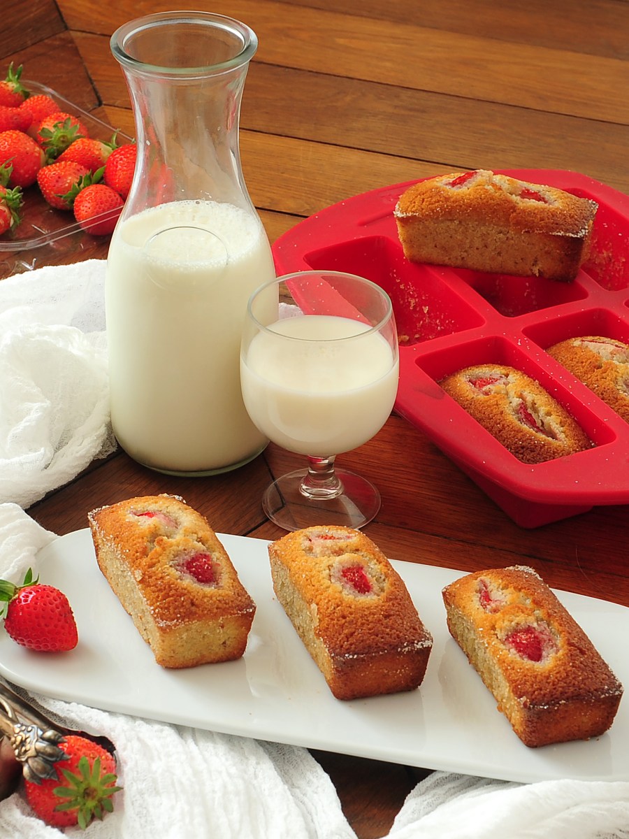 Financiers fraise – Mes petites madeleines